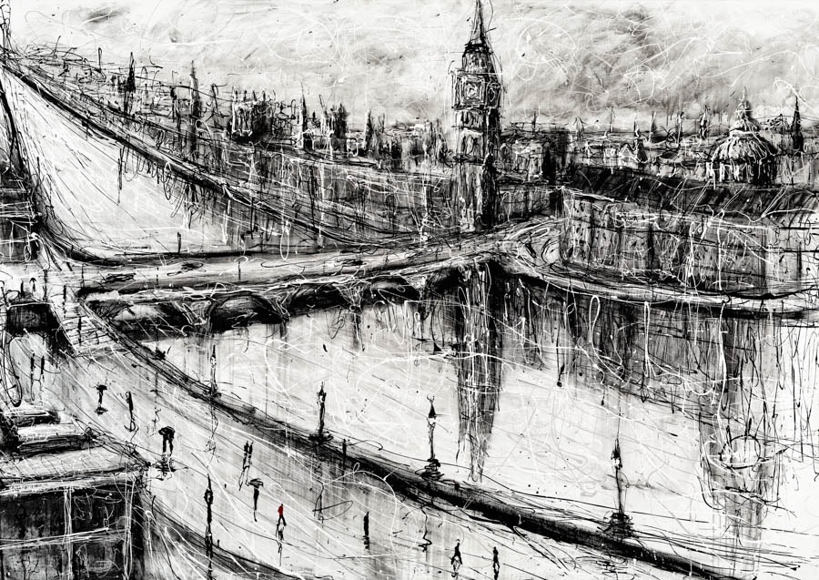 Mark Hanham Art Gallery - Paintings London - London Eye