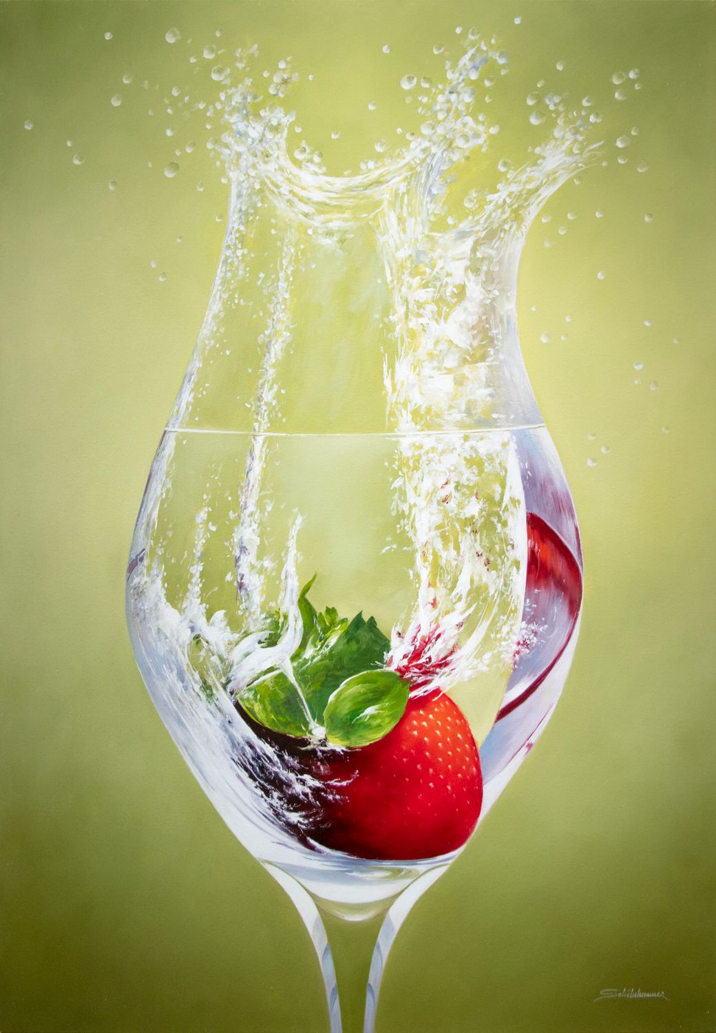 Strawberry Splash | Heinz Schölnhammer | CODA Gallery
