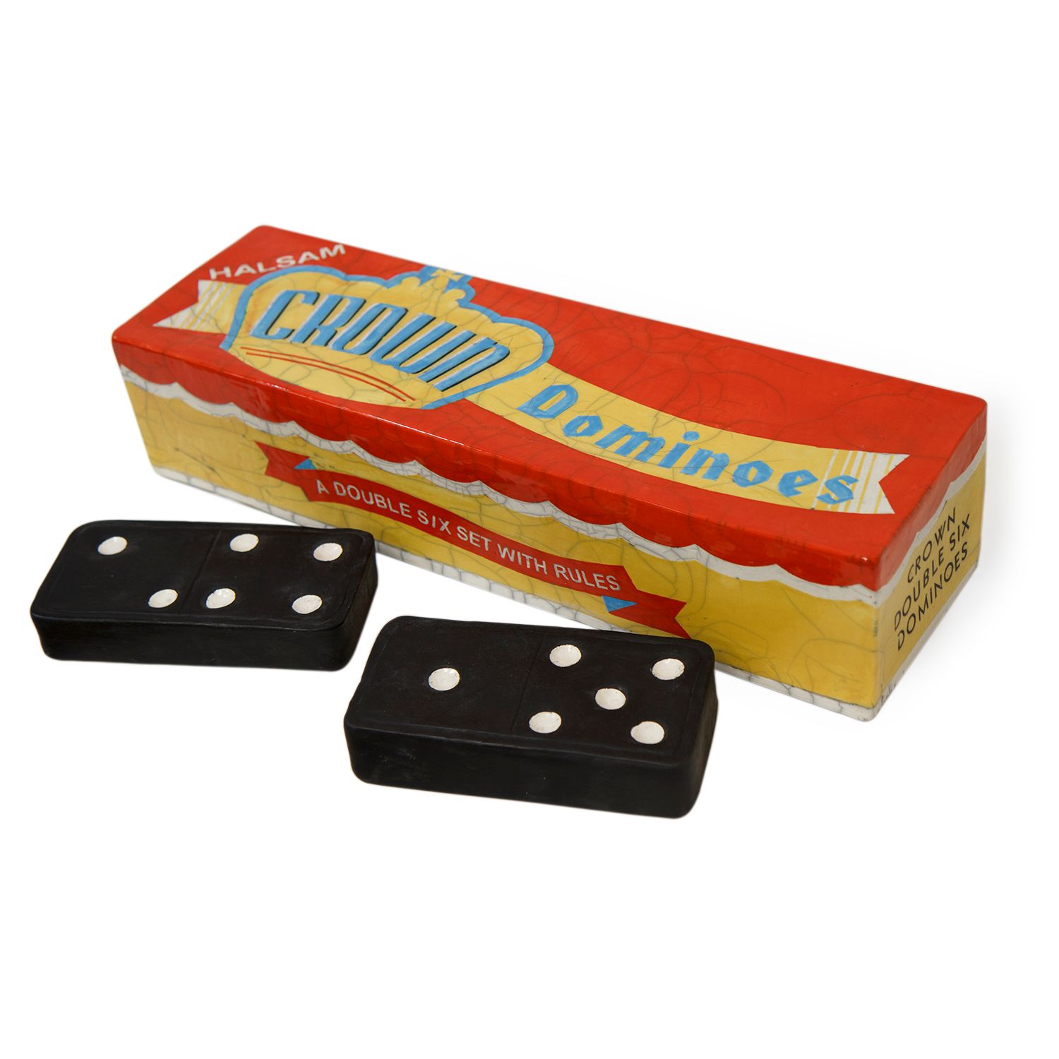 Dominoes Box with Two Dominoes | Karen Shapiro | CODA Gallery