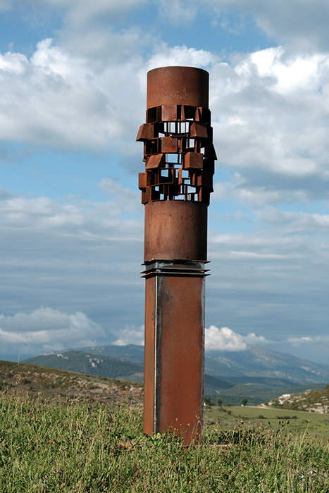 Colonne Acier | DOMINIQUE MERCY | www.sculpturesite.com