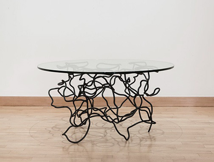 Scribble Table | REBECCA WELZ | www.sculpturesite.com